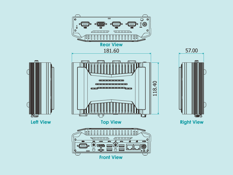 Low Power, High Performance, and Multi-Interface Fanless Embedded System Create the Most ...